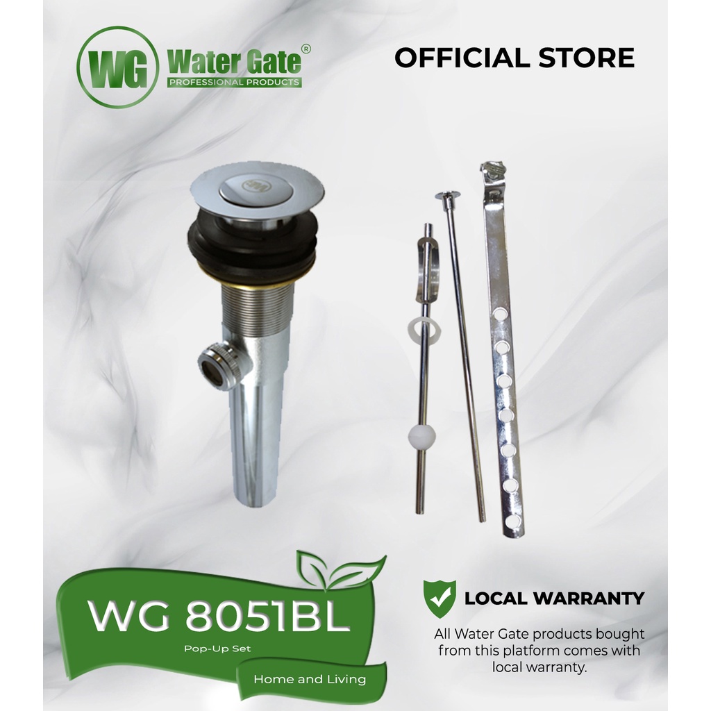 Strainer Pop-Up Type | Water Gate WG 8051BL | Shopee Philippines