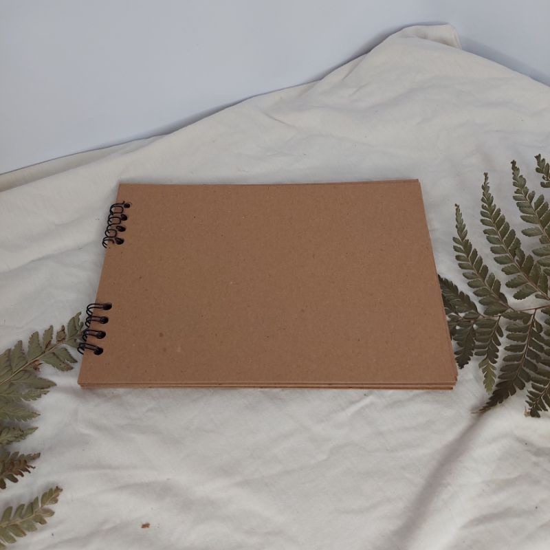 Scrapbook scrap book mini album kraft aesthetic brown school assignment ...