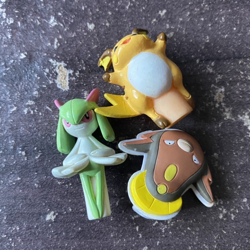AUTHENTIC POKEMON FIGURES PENCIL TOPPER KIRLIA FIGURE STUNFISK FIGURE ...