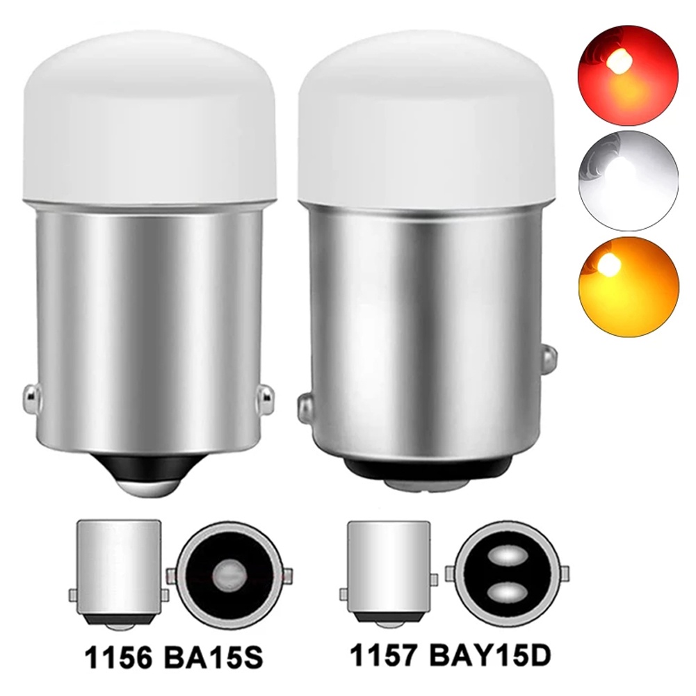 2 pcs P21/5W Led 1157 Car High Bright Light BAY15D 1156 P21W Ba15S Bulb SMD Auto Universal ...
