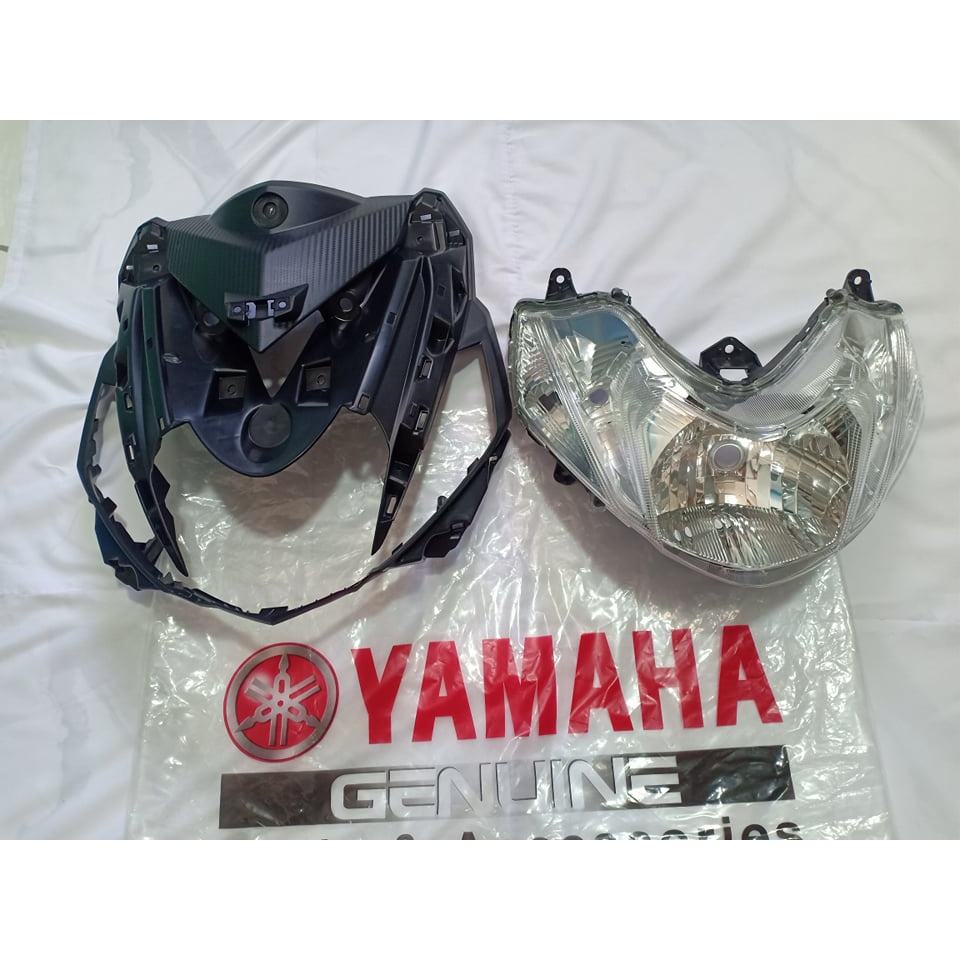 HEADLIGHT LENS UNIT and LEGSHIELD 1 FOR MIO I 125 /M3 SET | Shopee ...