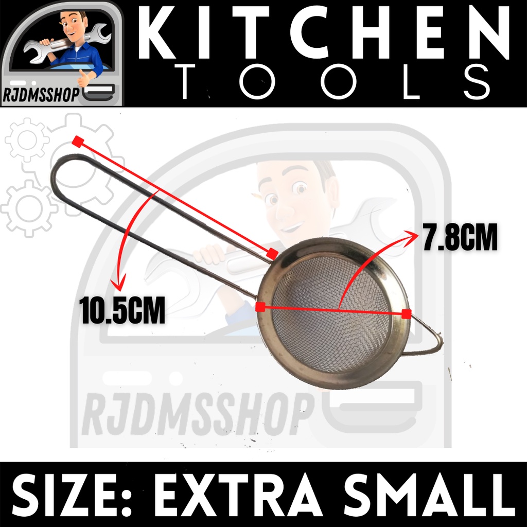 Rjdmsshop Stainless Steel Food Strainer Extra Small Kitchen Tools ...