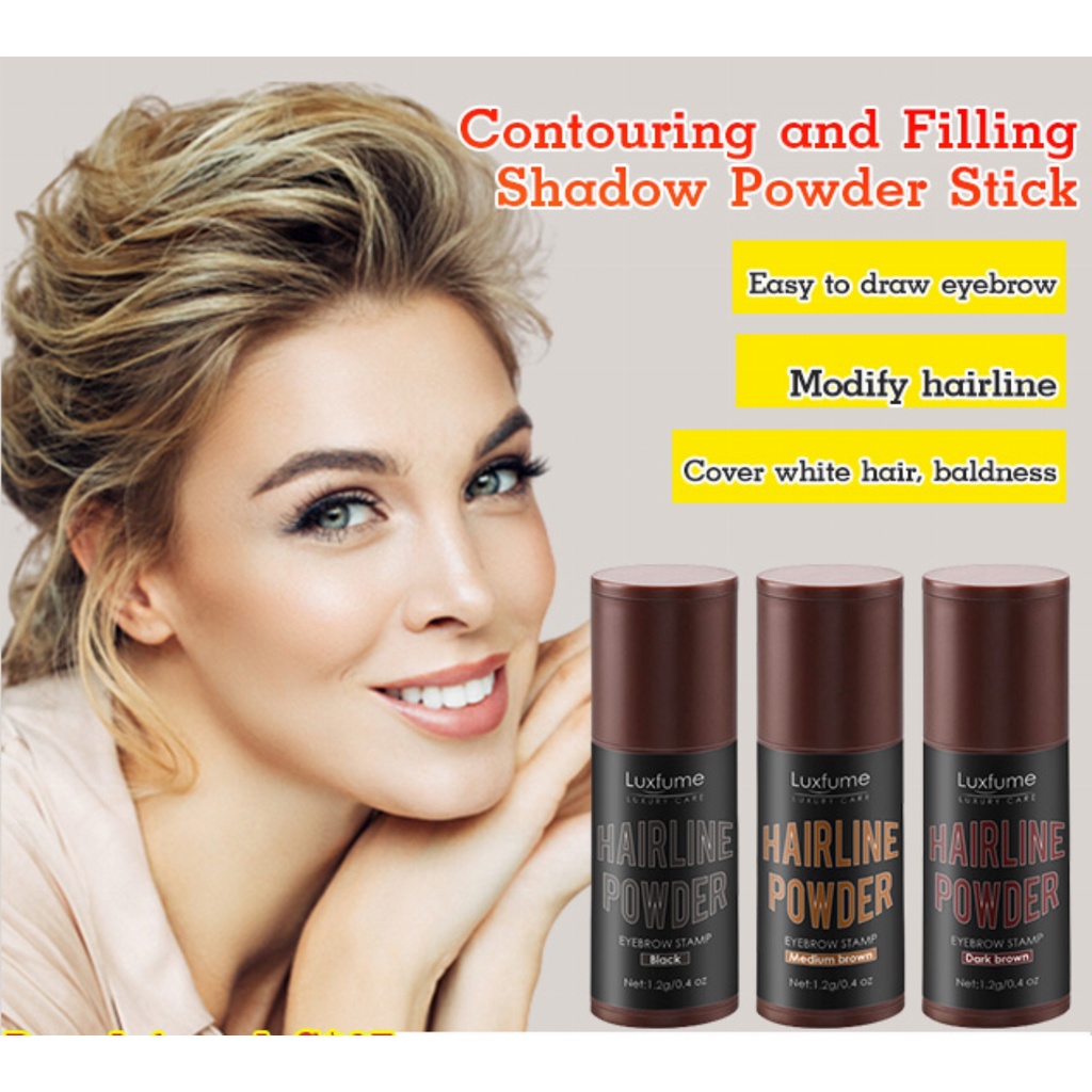Contouring Filling Hairline Shadow Powder Stick Waterproof Hair Shadow ...