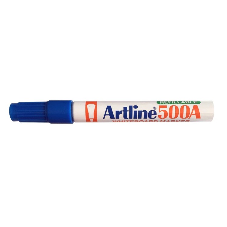 Artline 500A Whiteboard Marker Pen 2.0mm ( Black / Blue / Red / Green ...