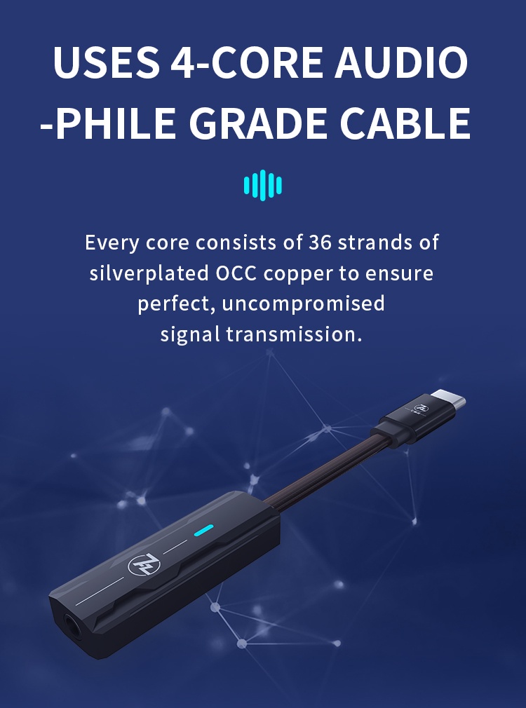 7HZ SEVENHERTZ 71 Portable Headphone Amplifier DAC Dongle with AK4377 ...