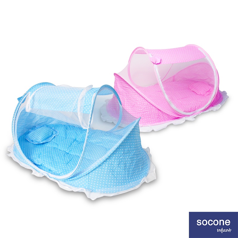 Socone Infant 3in1 Mosquito Net For Baby Kulambo Net Zipper Crib Bed ...