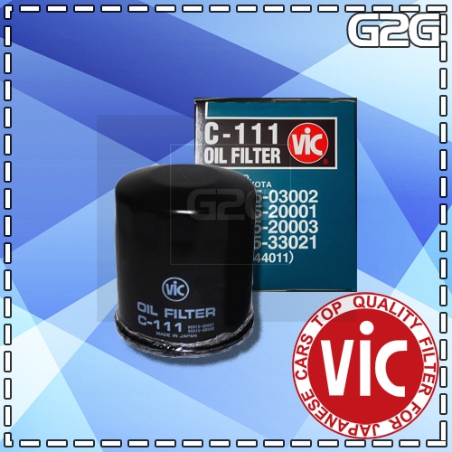 Oil Filter Vic C-111 Innova Fortuner Hi-Lux | Shopee Philippines