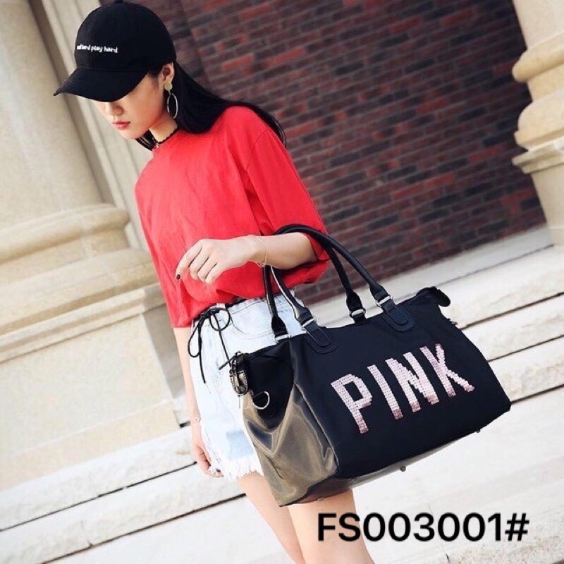 Hight Qulity Pink Traveling Bag Nylon Hand Carry Bag；Bagshop pink ...
