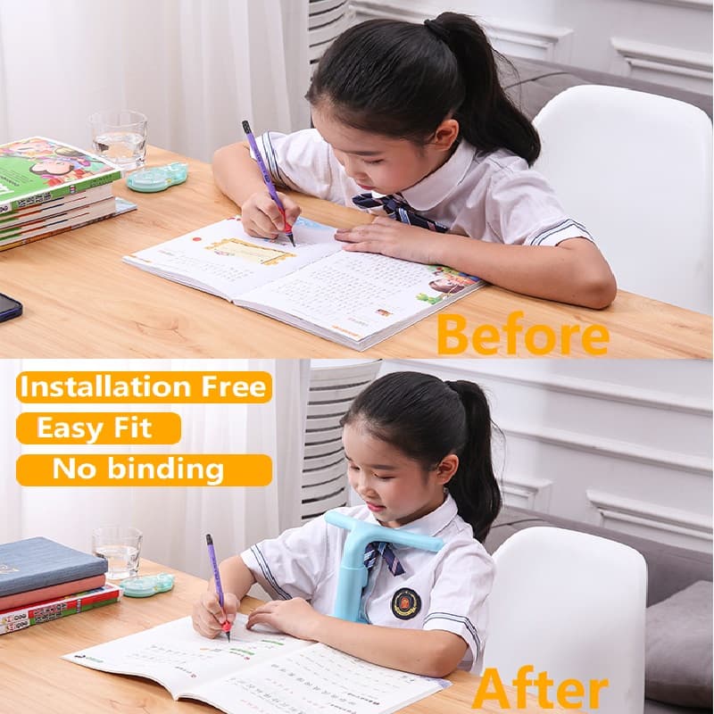 Kids Adjustable Sitting Posture Corrector Writing Reading Anti Myopia ...
