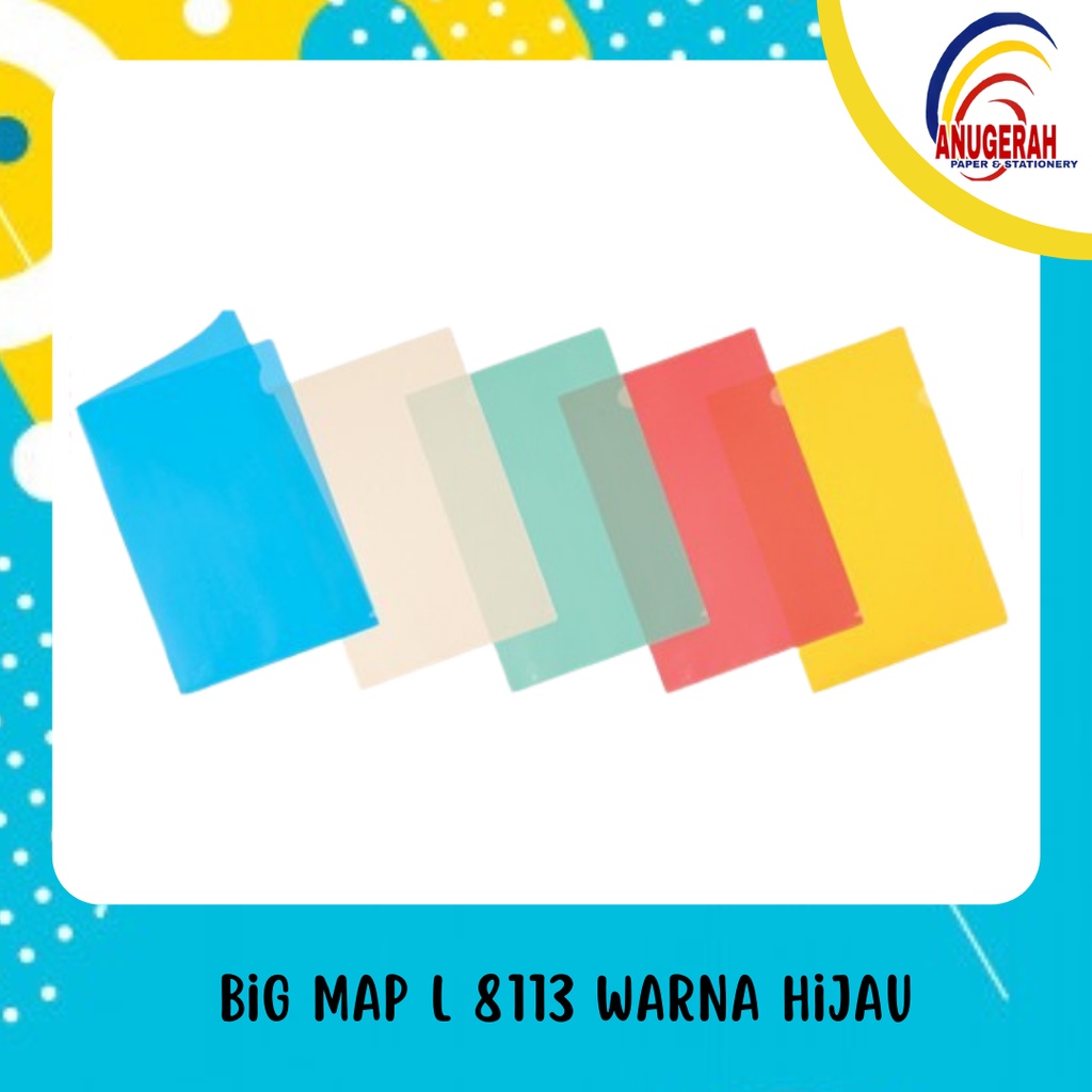 HIJAU BIG MAP L 8113 GREEN (PCS) | Shopee Philippines