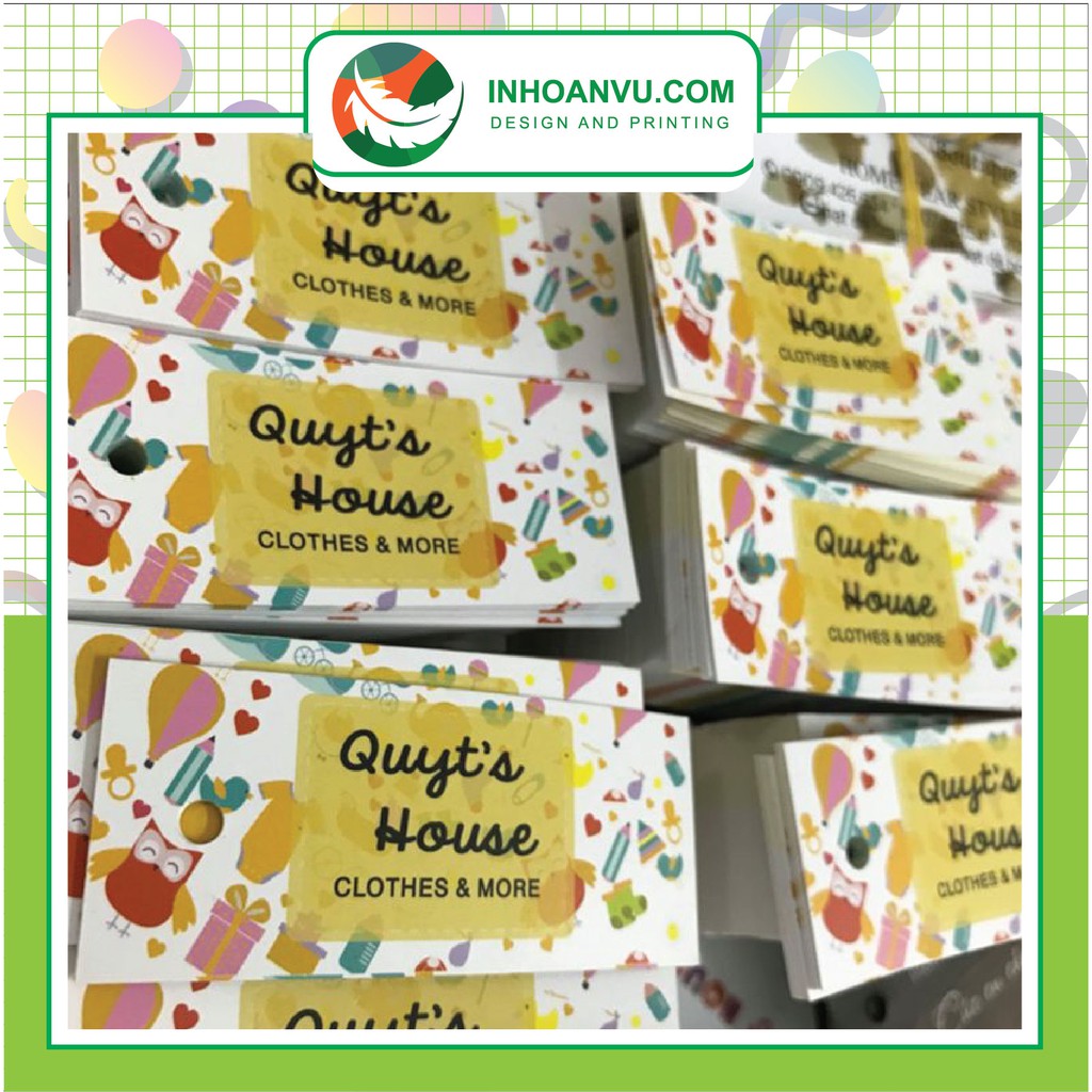 Printing CLOTHING HANGING STICKERS (DESIGN ON REQUEST) | Shopee Philippines
