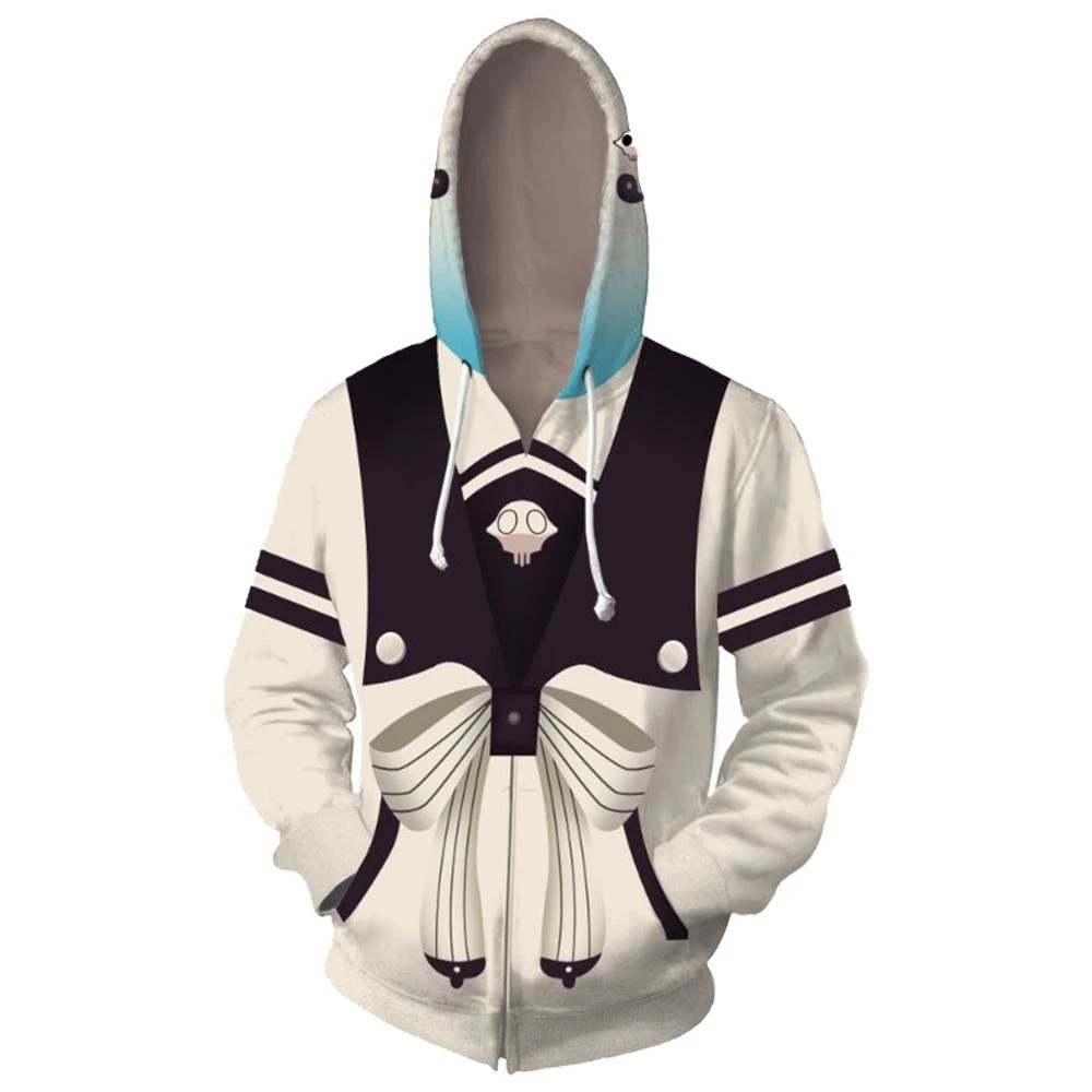 Toilet-bound Hanako-kun Zipper Hoodie Anime Coat 3D Print Jacket ...