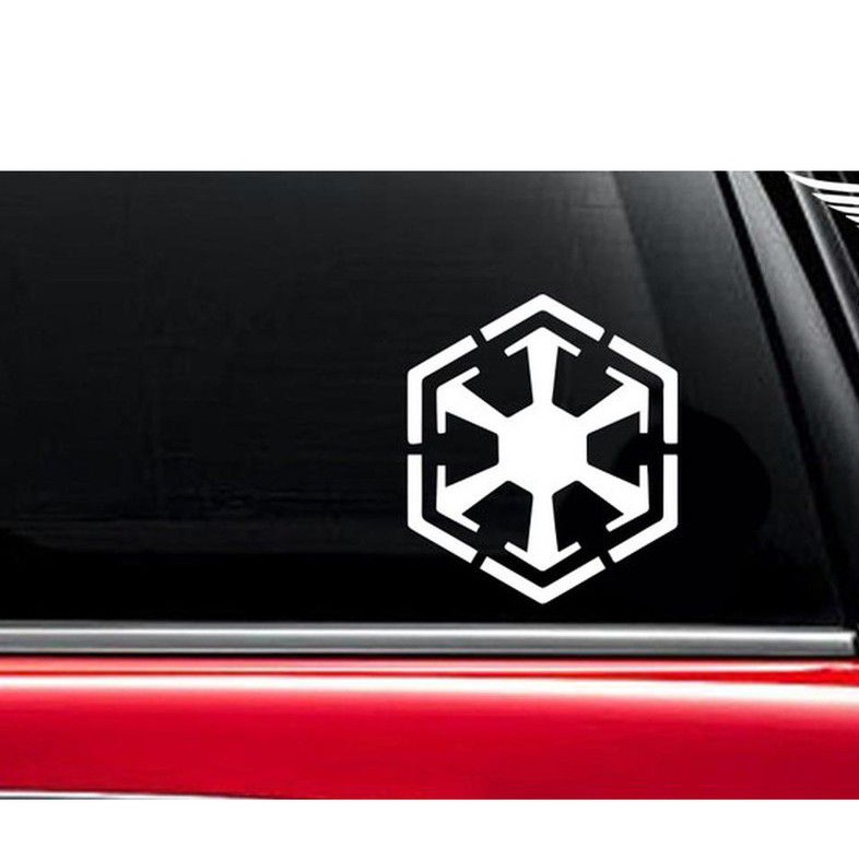 Unique Car Sticker Star Wars Sith Empire circle logo Vinyl Decal ...