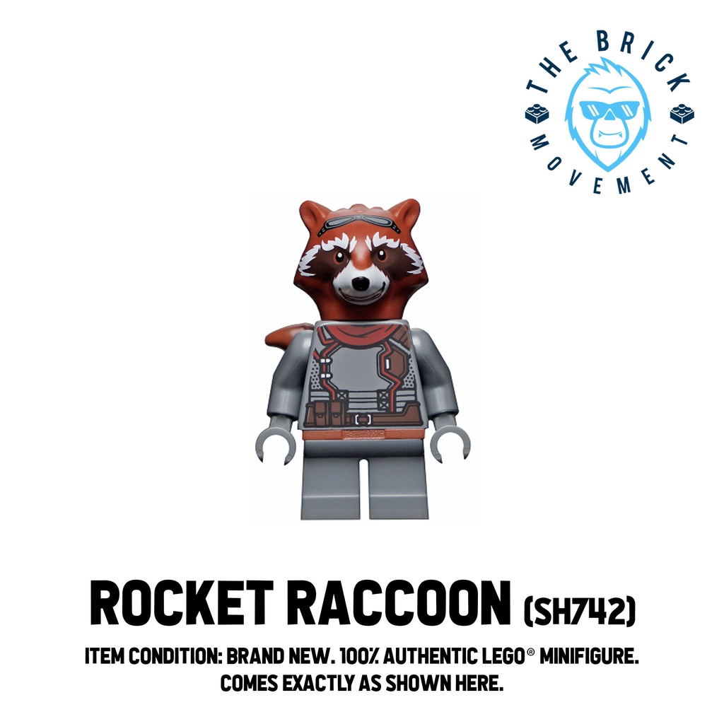 LEGO® MARVEL Rocket Raccoon Minifigure | Shopee Philippines