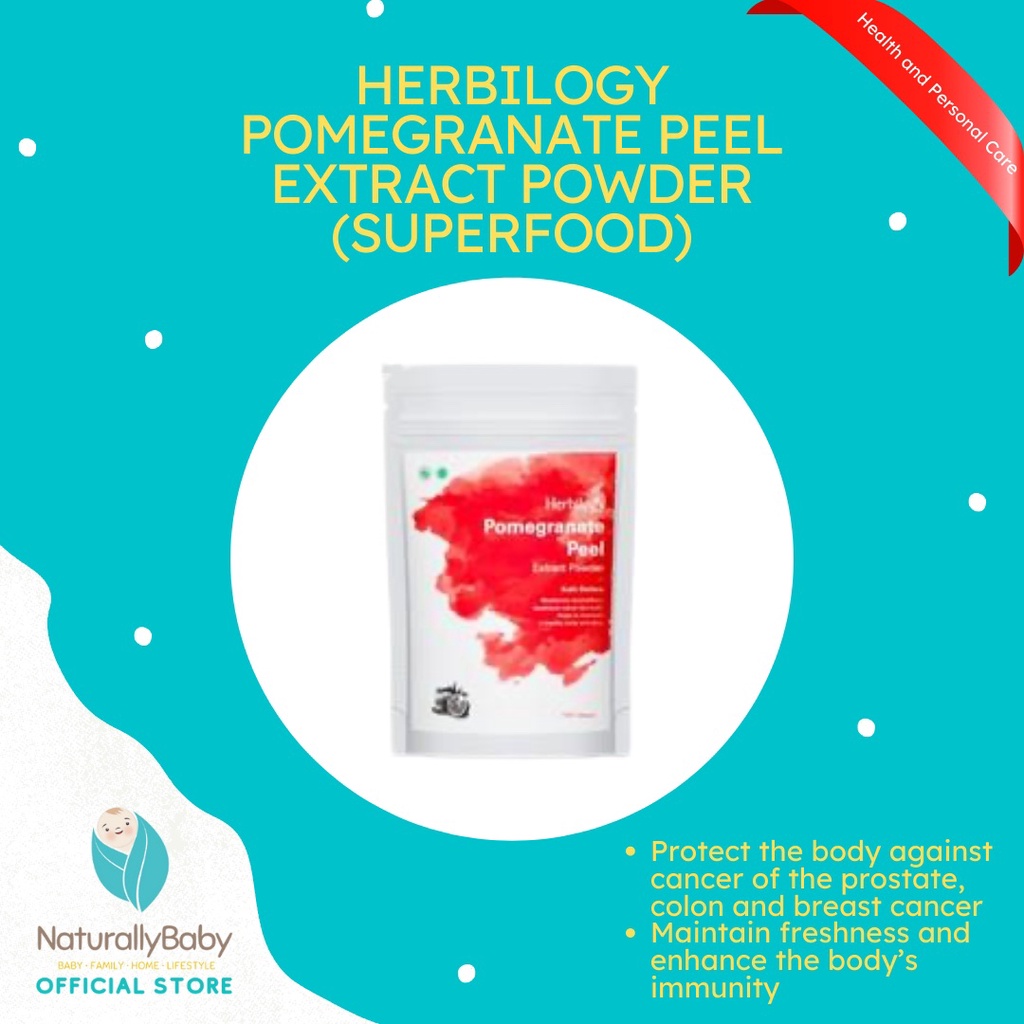 Herbilogy Pomegranate Peel Extract Powder (Superfoods) | Shopee Philippines