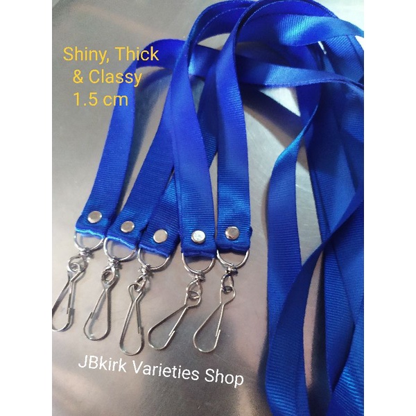 Id Lace/Holder 1.5 cm Thick Lanyard, Classy, and Shiny 1pc. | Shopee ...