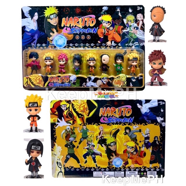 8 in 1 Naruto Shippuden Kids Cake Decorating Christmas Gift Toy ...