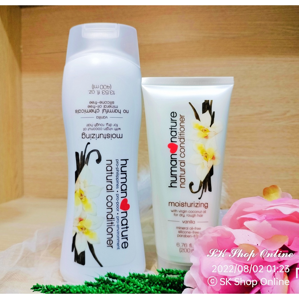 Human Nature Natural Moisturizing Shampoo and Conditioner | Shopee ...