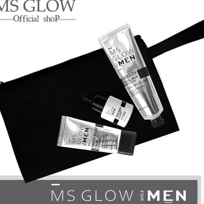 Ms GLOW For Men Package/ Retail Energy Bright Cream/Energizer Facial ...