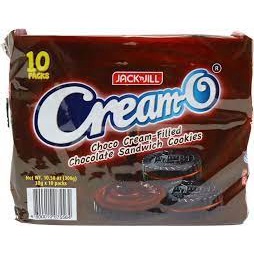 CREAM-O CHOCOLATE CREAM FILLED SANDWICH (10pcs x 330g) | Shopee Philippines