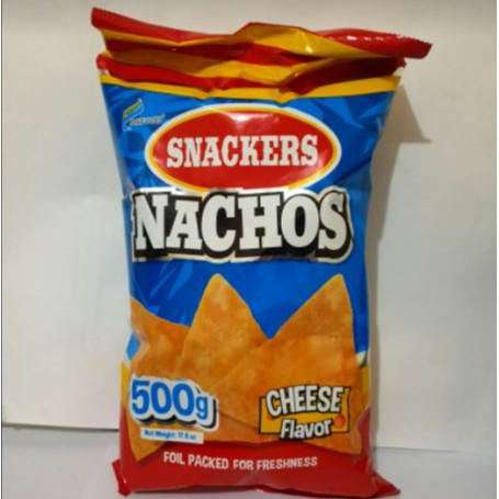 [Lowest Price] Snackers Nachos Cheese, 500g | Shopee Philippines