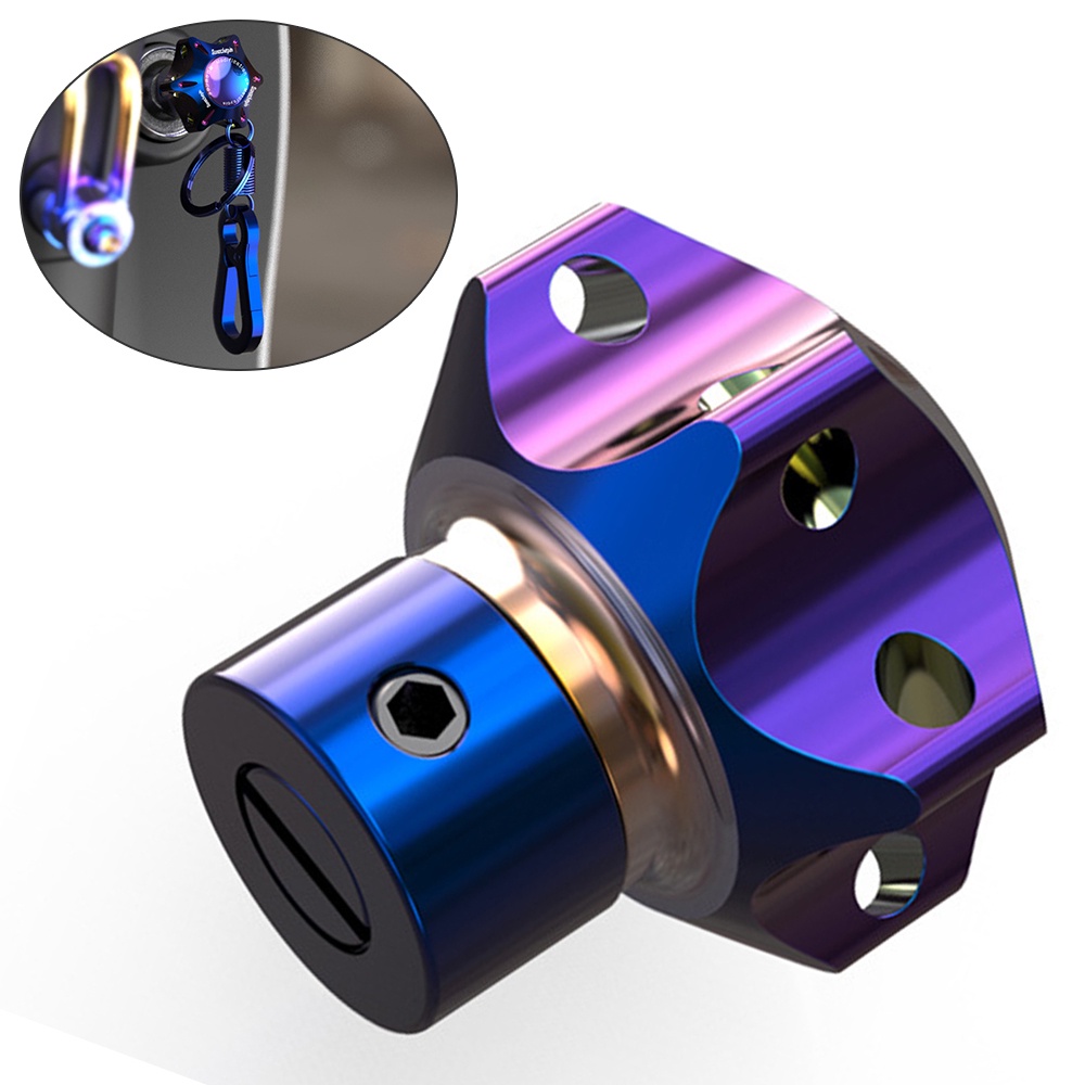 DIY Motorcycle CNC Decorative Key Head Cover Case Shell Modified Burn ...