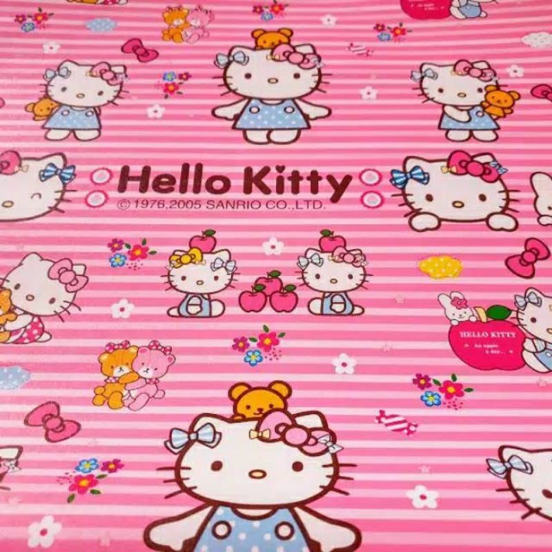 Wallpaper | Wall Sticker Motif Hello Kitty Channel Pink / Wallsticker ...