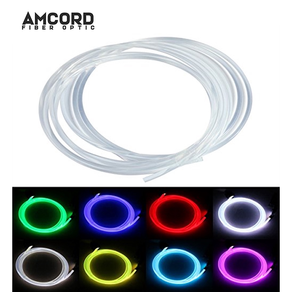 LED wire for VGA Rog Strix, bright optical fiber 4mm diameter 1m Length ...