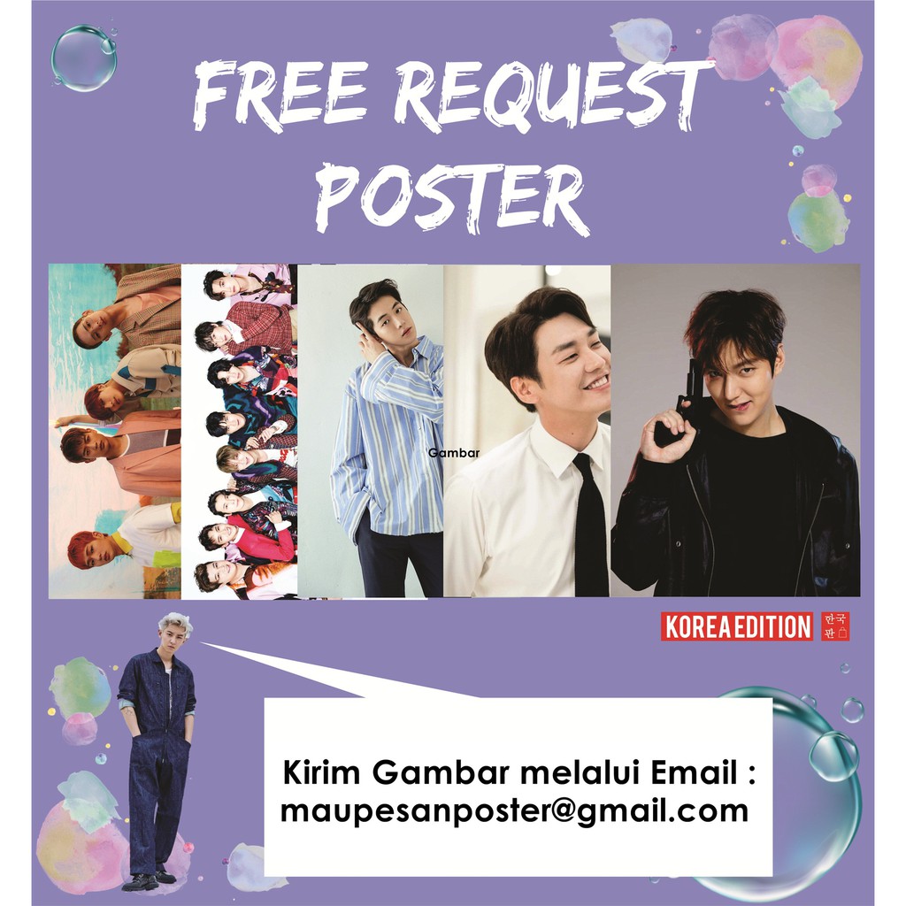 Custom Poster Free Request Free IMAGE Poster KPOP Poster Anime Poster ...