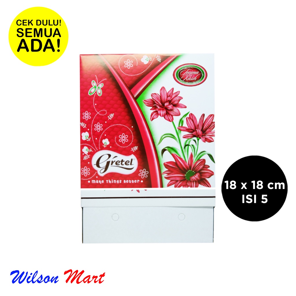 Cardboard CAKE BOX CAKE BOX 18 X 18 CM CONTAINS 5 | Shopee Philippines