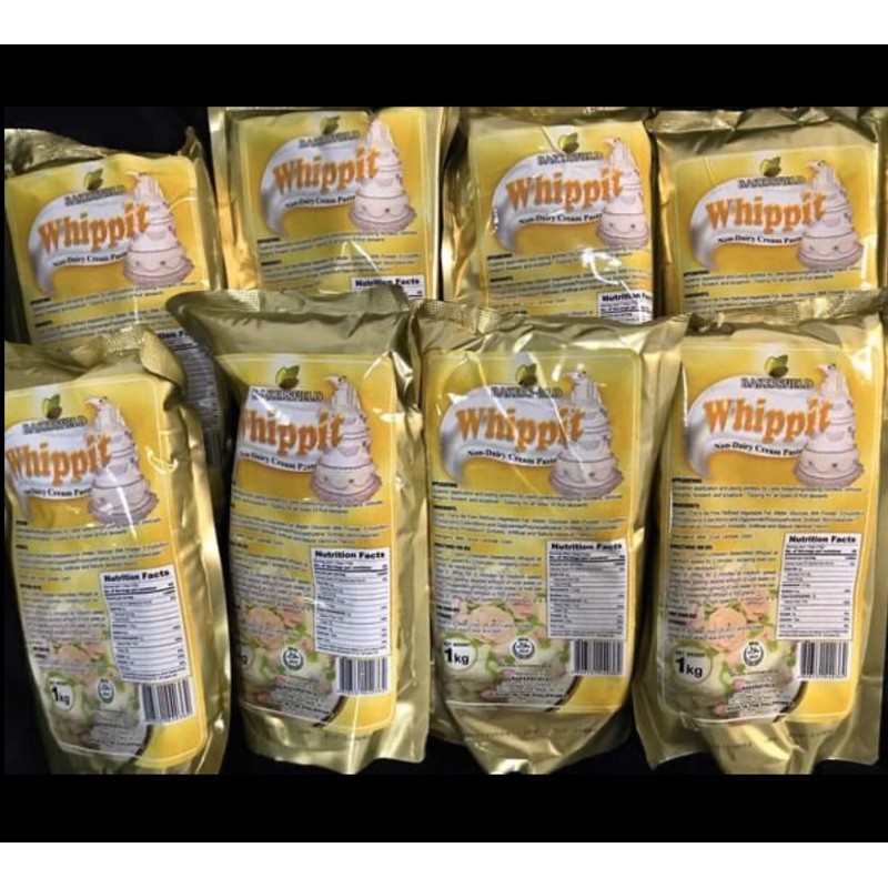WHIPPIT Bakersfield 1kg and 500g per pack | Shopee Philippines