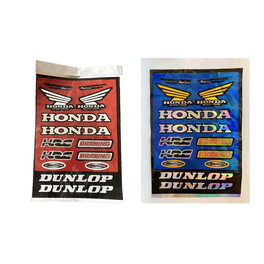 SKY HONDA LOGO Motorcycle body decals&Stickers Universal 1 set | Shopee ...