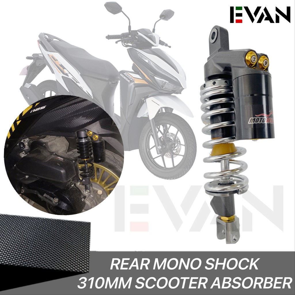 Scooter Rear Mono Shock 310mm Gas Absorber(Mio Beat Click Skydrive Fino Scoopy) | Shopee Philippines