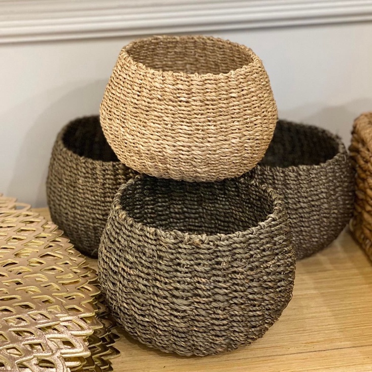 Desktop multi-purpose abaca basket | Shopee Philippines