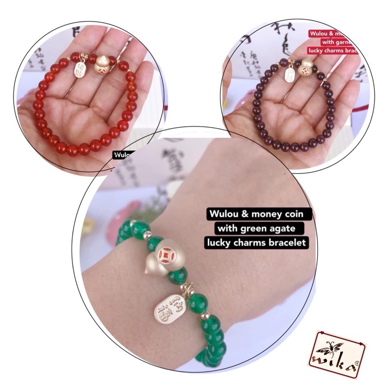 (wika) wulou and money coin lucky charms bracelet | Shopee Philippines