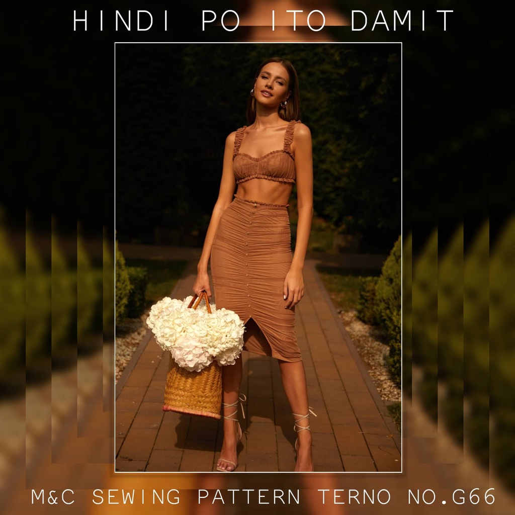M&C HANDMADE SEWING PATTERN TERNO NO.G66 | Shopee Philippines