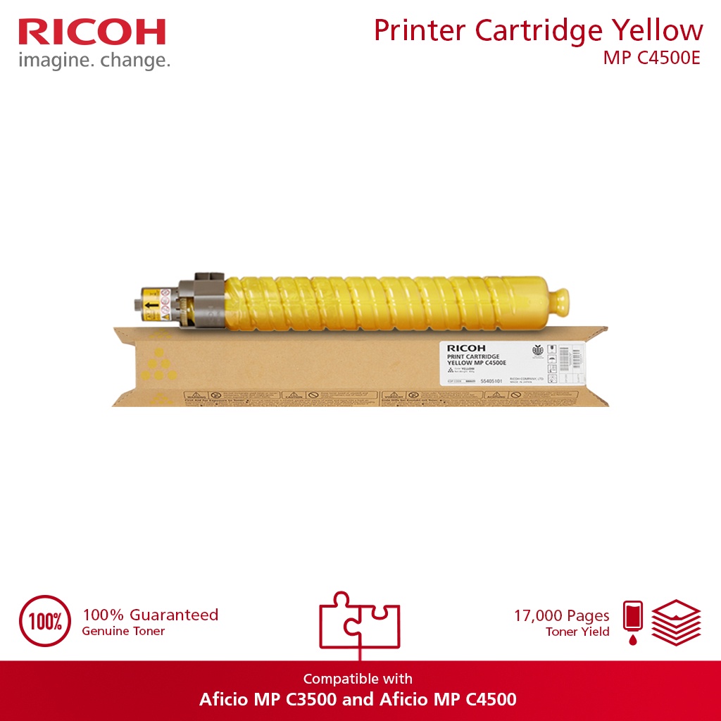 Ricoh MPC3500/MPC4500- Print Cartridge MP C4500E- CMYK | Shopee Philippines