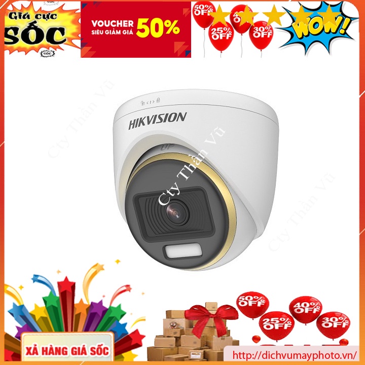 Tvi Hik 2MP DOME large iron Camera WITH COLOR 40m LIGHT RESISTANCE, code DS-2CE72DF3T-F | Shopee ...