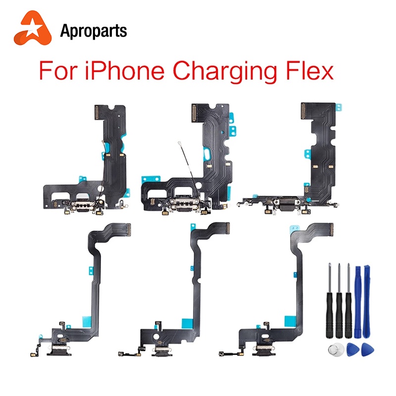 USB Charging Flex For iPhone 6 6s 6P 6SP 7 8 Plus XR XS max X USB ...