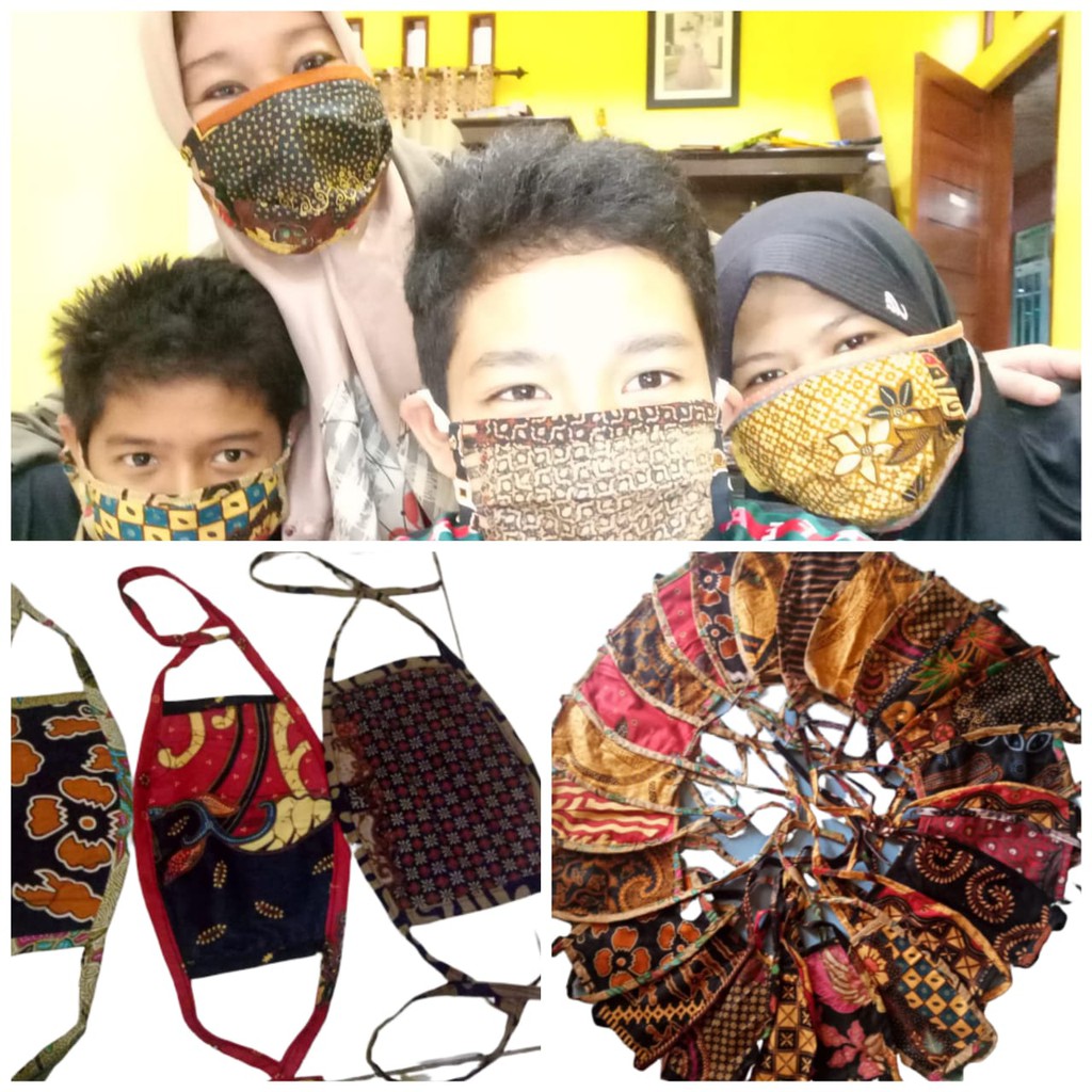 Batik Cloth Masks / Hijab Masks | Shopee Philippines