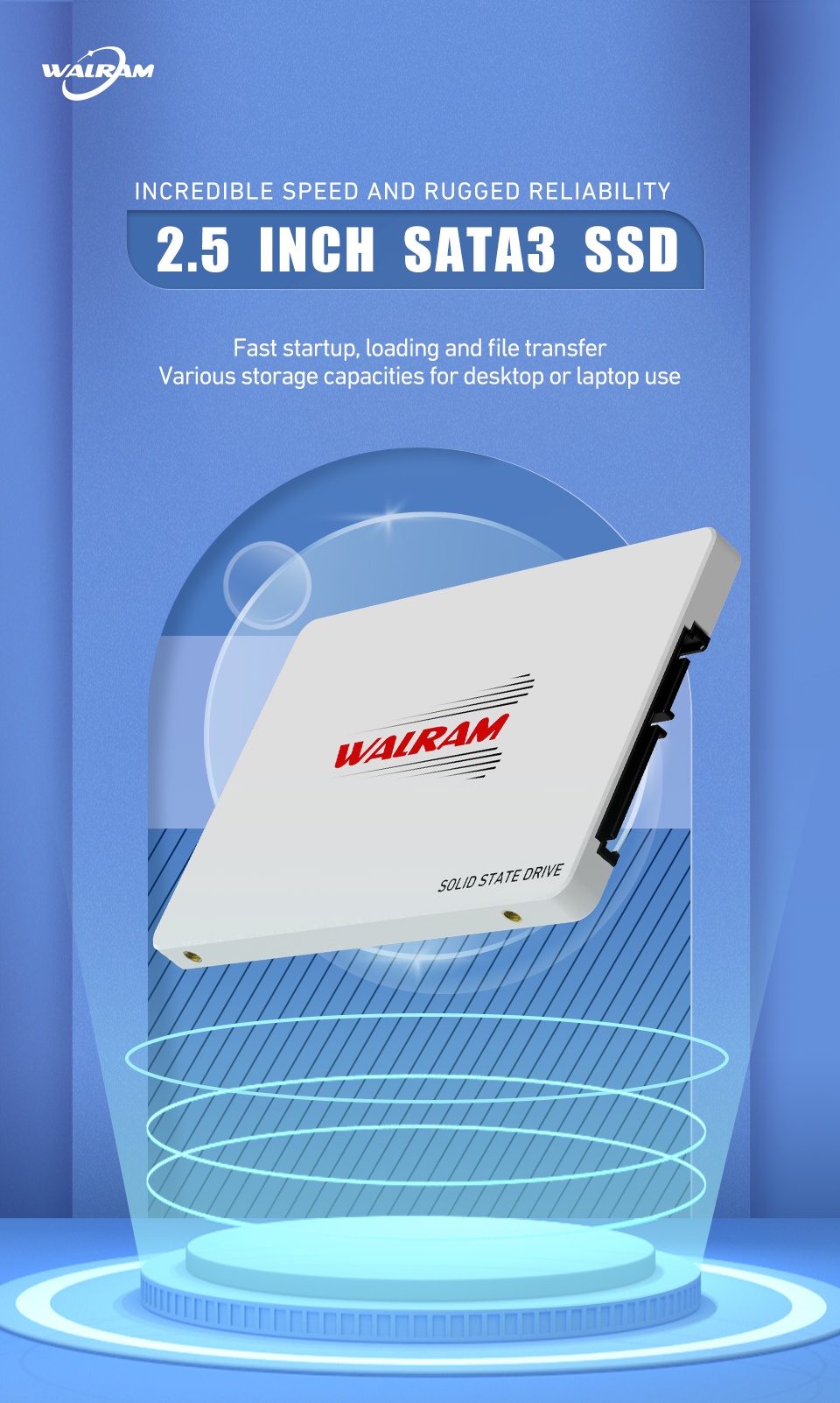 Walram New SSD 128Gb 256Gb 512Gb Hard Drive Disk 480Gb 500Gb 1Tb SataIII SSD PC Solid State ...