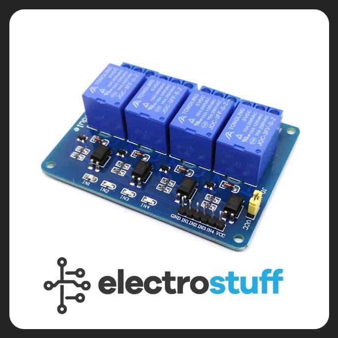 4 Channels Relay Module 5V (optocoupler isolated) | Shopee Philippines
