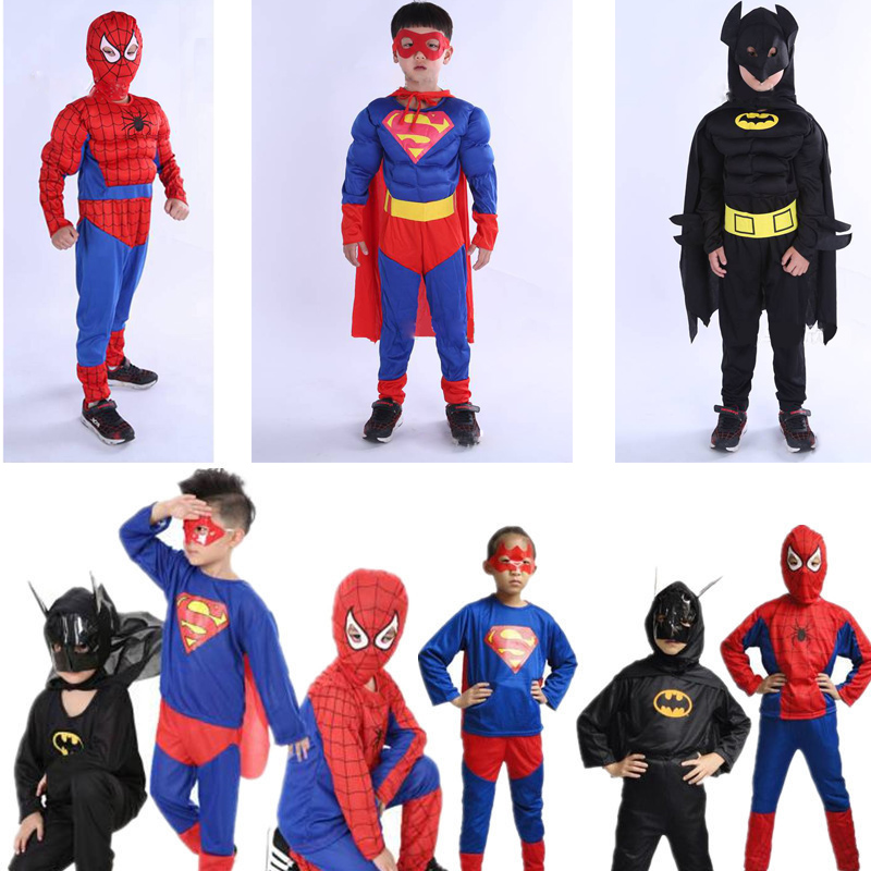 Marvel Superhero Spiderman Batman Superman Clothing Child Birthday ...