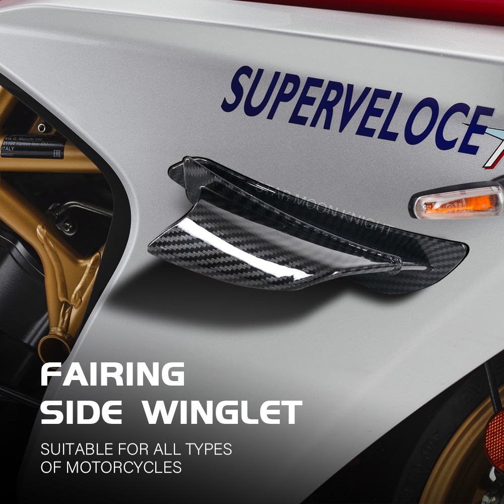 Motorcycle Winglet Aerodynamic Wing Kit Spoiler For MV Agusta ...
