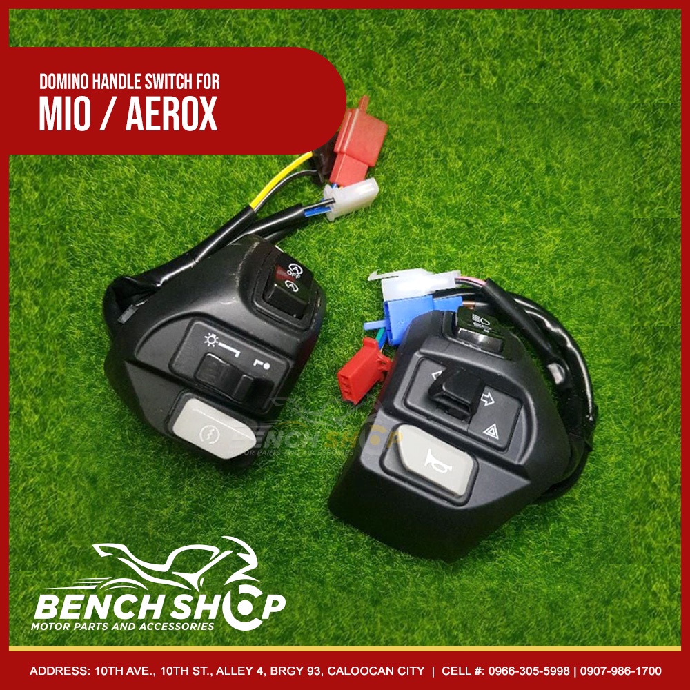 Domino Switch for Mio Sporty/Mio i125/Aerox ( Built-in Hazzard switch ...