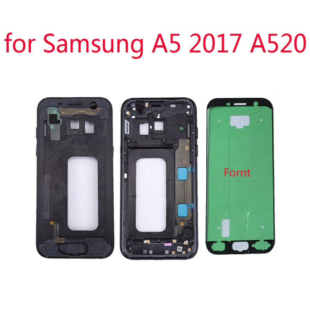 For Samsung Galaxy A5 2017 A520 A520F Phone New Metal Housing Middle ...