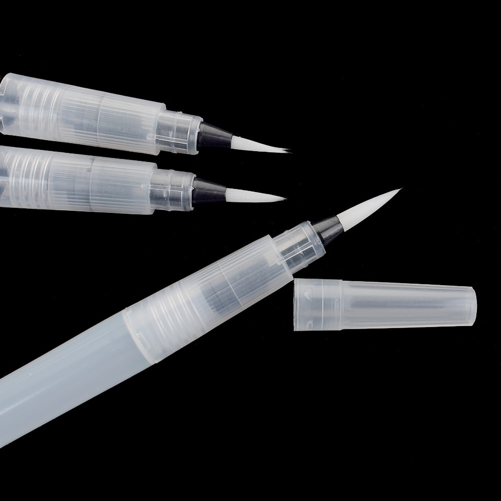 3PCS/Set Watercolor Soft Pen Brush Refillable Pen for Painting Drawing ...