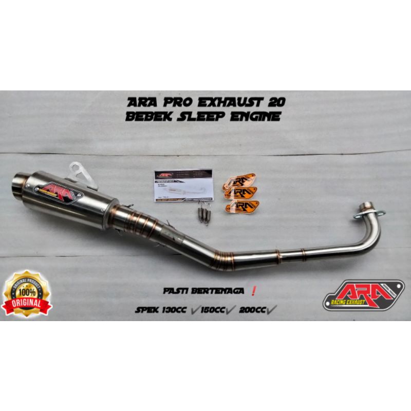 Sleep engine exhaust 200cc original Ara racing exhaust | Shopee Philippines