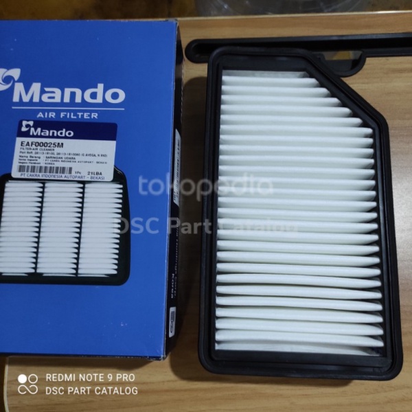 Hyundai Kia Rio All New Rio Limited Air Filter | Shopee Philippines