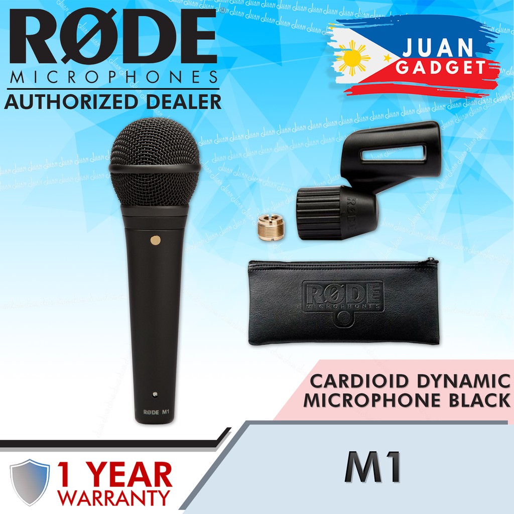 Rode M1 Handheld Cardioid Dynamic Microphone Black | Shopee Philippines